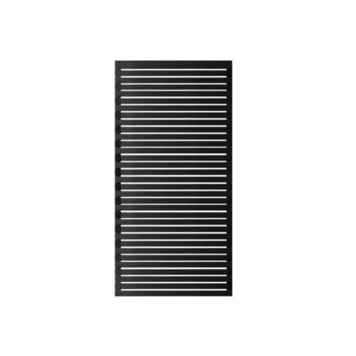 Plus Osaka Hegn Ral 9005 Sort - 90x180 cm - Wood Online