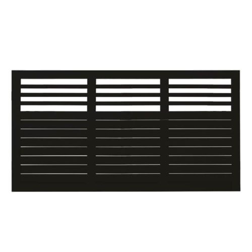 Plus Decora Hegn Sort RAL 9005 - 180x95 cm - Wood Online