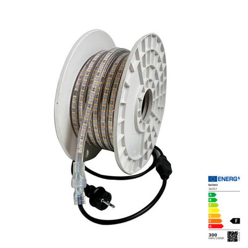 Blue Electric LED Strip 25 meter 1500 Lumen pr. meter