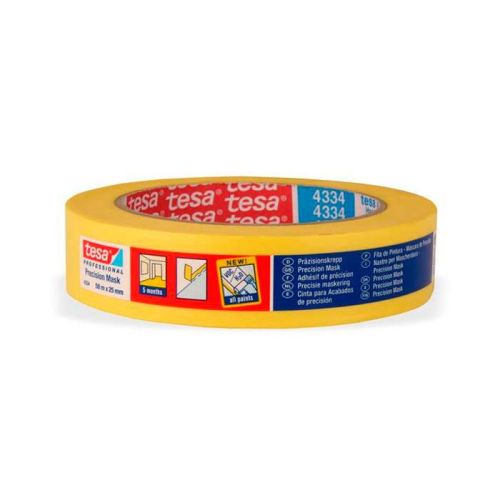 Tesa Afdækningstape Precision Masking Tape Gul 50 m x 25 mm