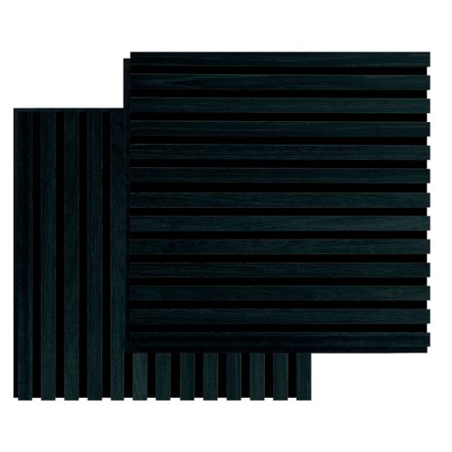 FibroTech Square Akustikpanel 22x520x520, Sort eg - Køb her